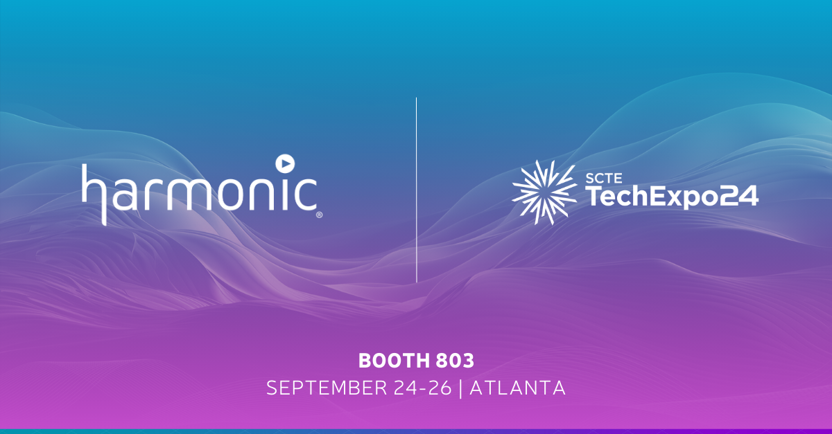 Harmonic Charts the Future of Broadband at SCTE TechExpo24